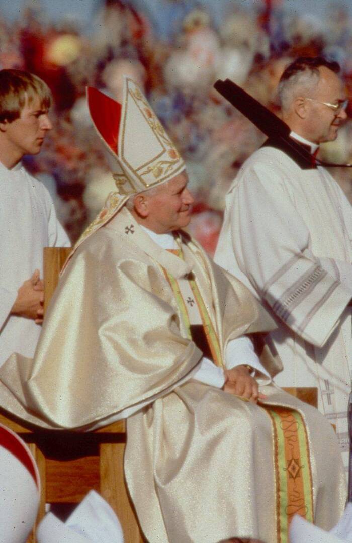 Saint Pope John Paul II Visits Living History Farms